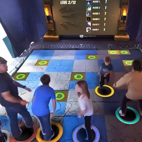 Quality Most Popular Indoor Interactive Multiplayer Game AR Lava Trap Gaming Wall Games for sale