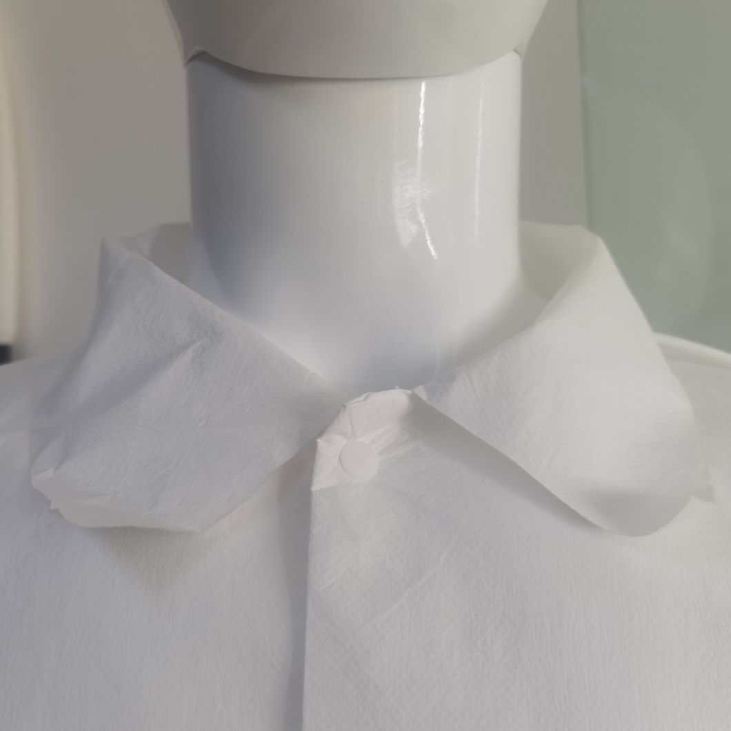 Unisex Disposable Waterproof Workwear Uniform Microporous OEM Lab Coat