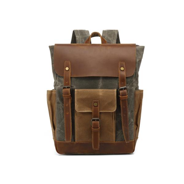 Quality Vintage Real Leather Travel Duffel Backpack for sale