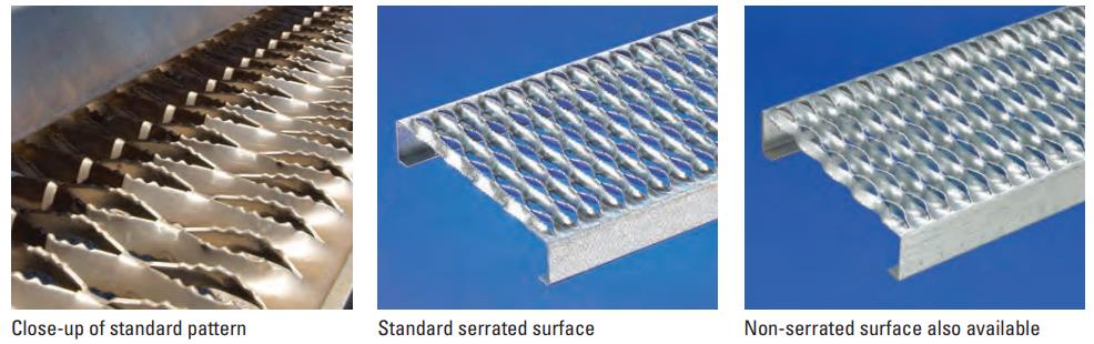 drawing of grip strut grating