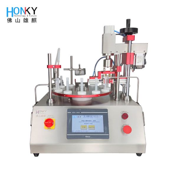 Quality Semi-Automatic 2000 BPH Desktop Filling Machine with Ceramic Pump for Cryo Tubes at 40 Bottles/Min for sale