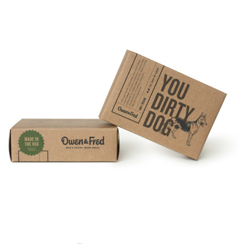 Quality Recycled 350gsm Cardboard Soap Packaging Boxes Embossing Printing for sale