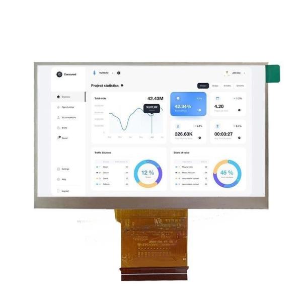 Quality 1000nits,  Lvds Interface TFT LCD Display Module,  4.3 Inch 1920x1080 Resolution for sale