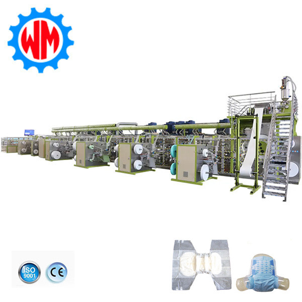 Quality 2025 New Full Automatic Adult Diaper Making Machine with Precise Control Global for sale