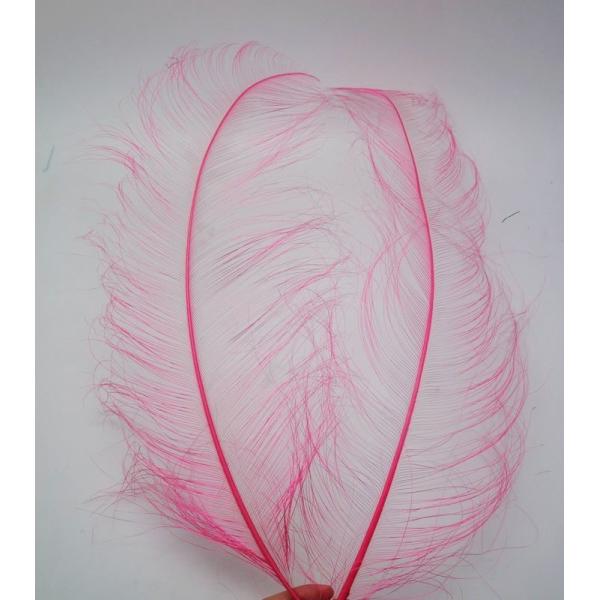 Quality Handmade Multi Colored Millinery Feather Burnt Ostrich Plumes Feather 50-55cm for sale