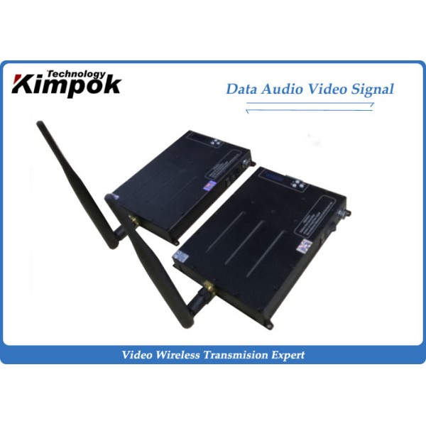 Quality Wireless Video COFDM IP Transmitter Long Range DC12V RJ45 Ethernet for sale