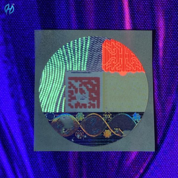 Quality Holographic Waterproof Security Stickers Durable Permanent Adhesive Customized for sale