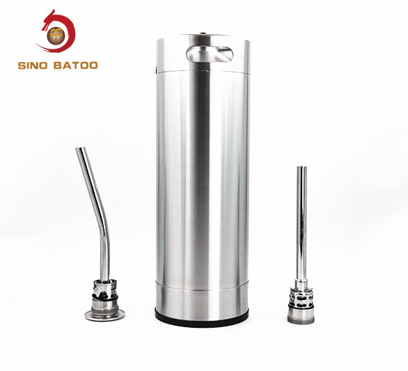 Quality SS304 Homebrew Flat Bottom Big Mouth 10 Litre Beer Keg for sale