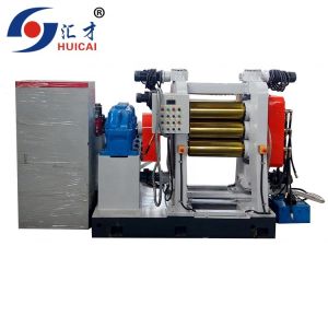 Quality 3 Roll Rubber Calender in Blue/Green for 4500mm Width and Production for sale