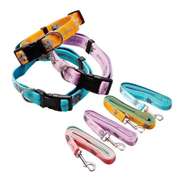 Quality Soft Universal Harness Leash Set Custom Luxury Leather Dog Collars for sale