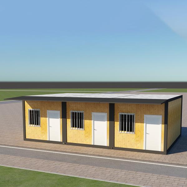 Quality Light Steel 20ft Flat Pack Container House 2 Bed for sale