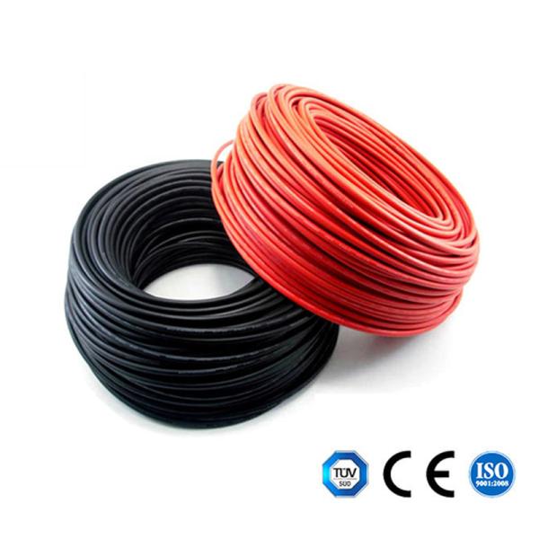 Quality Single core conduit dc solar cable 4sqmm stranded conductor 250m per roll for sale