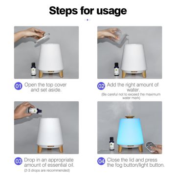 Quality 300ML Portable Smart APP Wifi Control Aroma Diffuser for sale