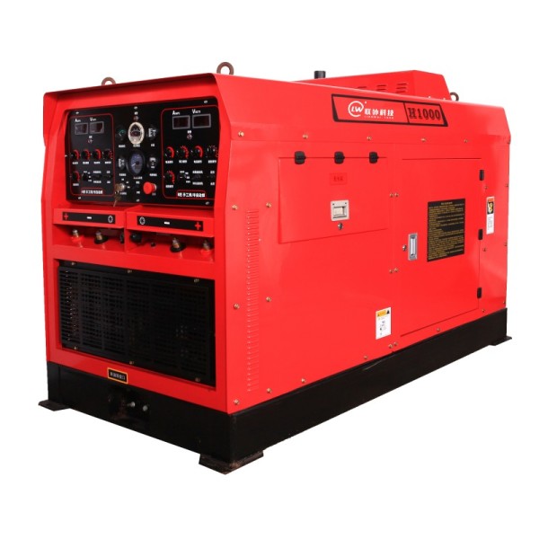Quality H1000 Engine Driven Welding Machine with 500A x 2 Dual Welding Positions and 45Kw Generator Output Powered by Deutz Engine for sale