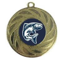 Quality Customized Universal Stock Fishing Medals for Fishing Clubs for sale