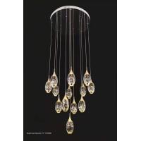 Quality Crystal Light Rotating Staircase Perfume Bottle-Shaped Stair Light For Duplex for sale