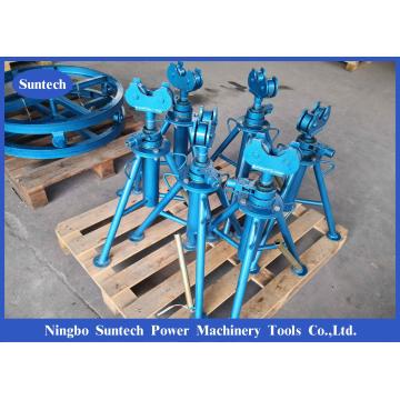 Quality Galvanised Wire Rope Mechanical Simple Cable Drum Reel Stand for sale