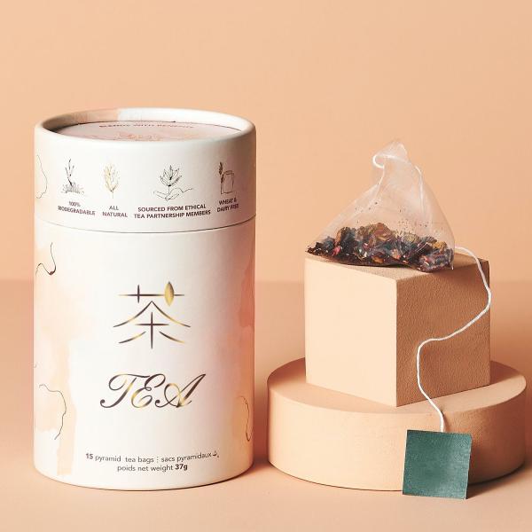 Quality ODM Paper Tube Tea Packaging , Multiusage Tea Box Packaging Design for sale