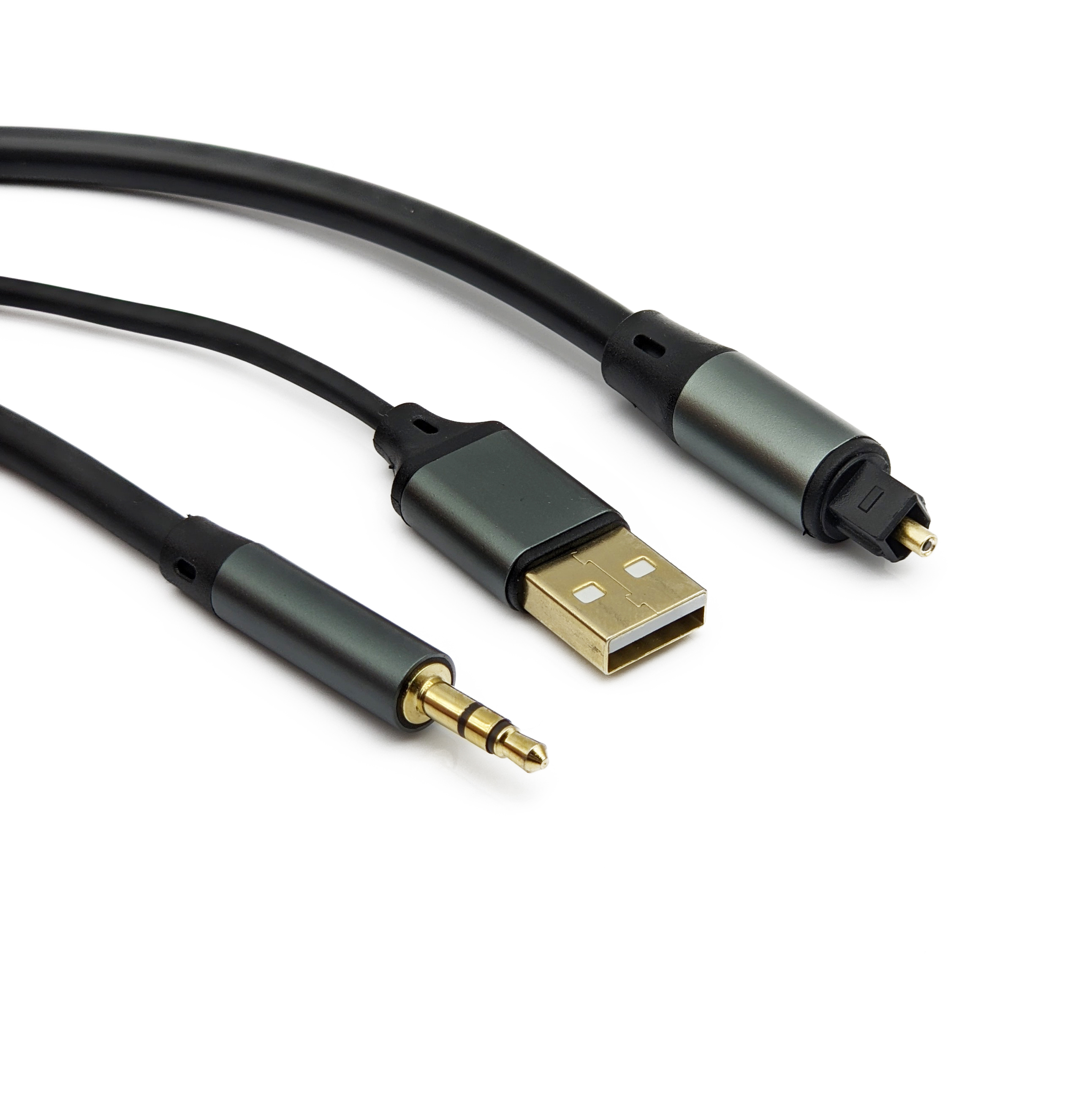 Quality Optical Toslink cable to 3.5mm Audio Cable for Speaker / DAC / AV Receiver for sale