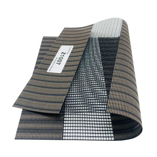 Quality Double Layer Fire Proof 5% Openness Roller Blinds Shades Electric Motorized for sale