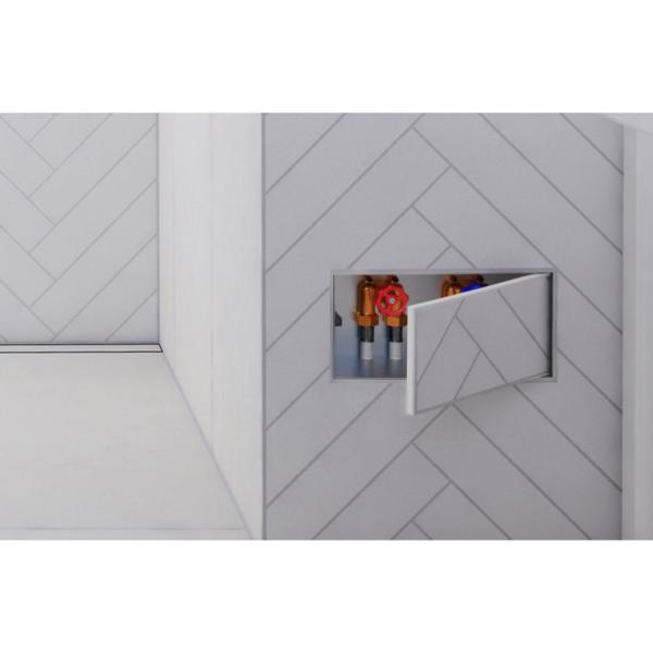 Quality 300x145x90mm Silver Shower Wall Niche Contemporary Style Practical for sale