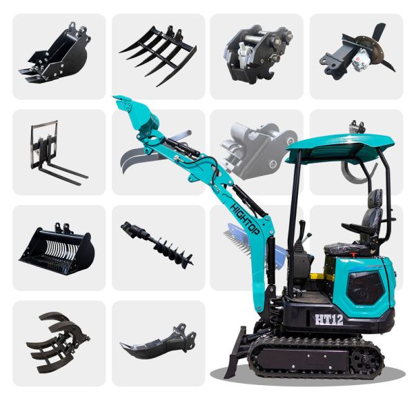 Quality Earthwork Small Hydraulic Excavator Powered By KOOP 192F Engine for sale