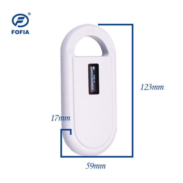 Quality 24/7 OLED Animal ID Microchip Scanner Reader 134.2KHz With English Operation for sale