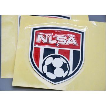 Quality 1.0mm Custom Heat Transfer Printing Label With 3 Colours Silicone Logo for sale