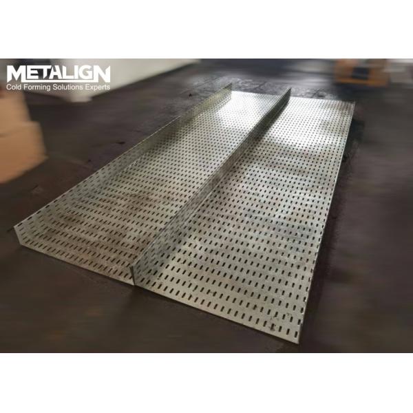 Quality Heavy Duty Cable Tray Roll Forming Machine With Adjustable Width Dual Wall for sale