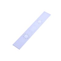 Quality White Microwave Anti Reflective Holes Glass Control Panel for sale
