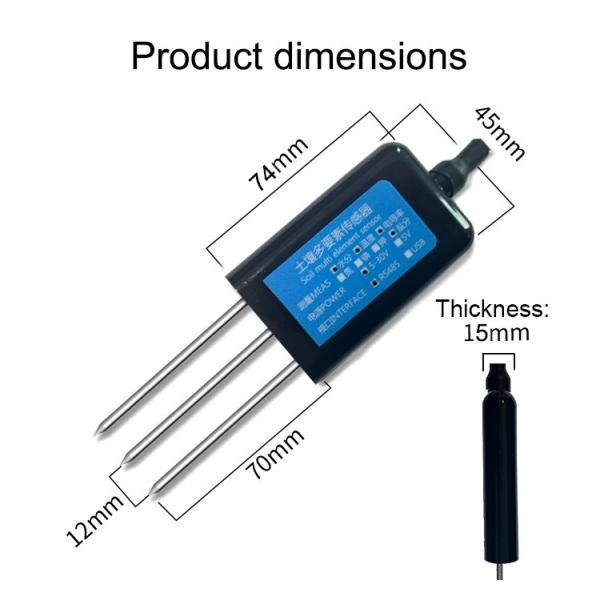 Quality Highly Accurate Super Soil Humidity Detector Measuring Range 0-100% Probe Length for sale