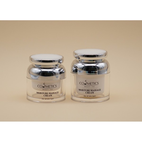 Quality Anti Spilling Empty Cosmetic Jars Beautiful Appearance With Screen Printing for sale