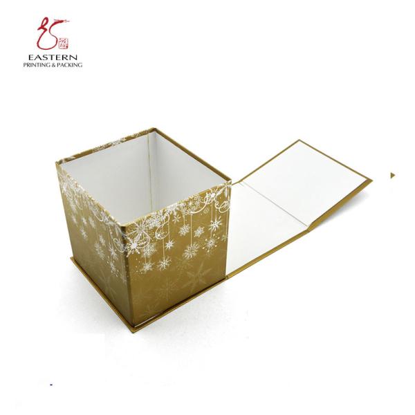 Quality Foldable Christmas 1250gsm Square Cardboard Gift Boxes For Chocolate for sale