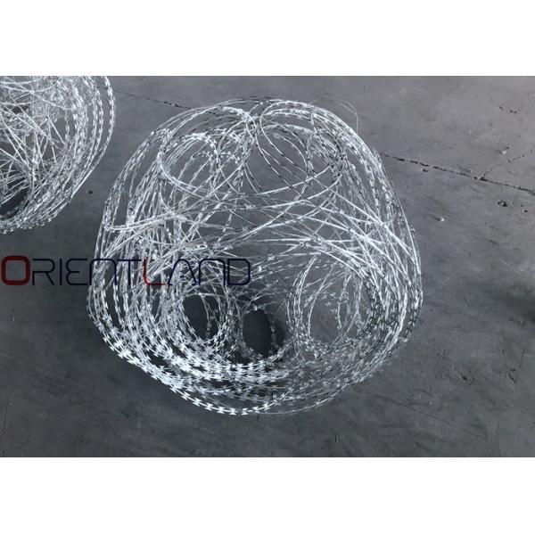 Quality Hight Security Flat Wrap Razor Blade Barbed Wire Tope Security Wire Compact for sale