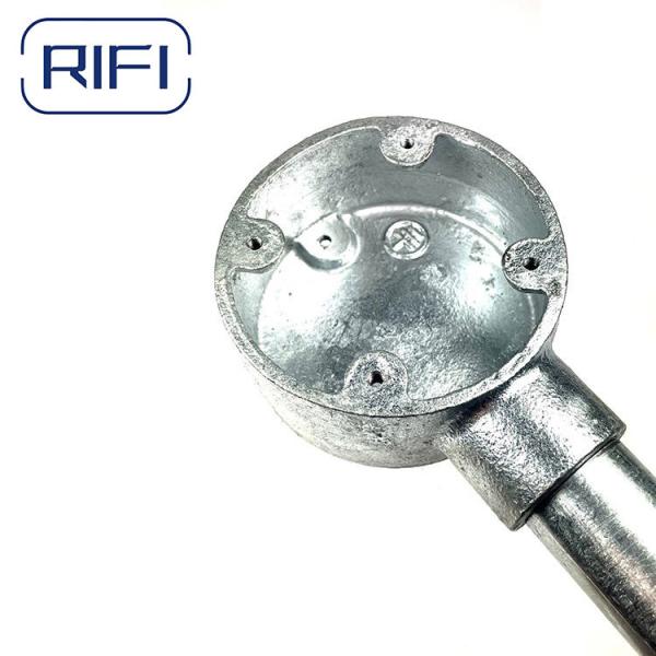 Quality Loop In Box Circular Junction Box Electrical Conduit With 20mm Hole for sale