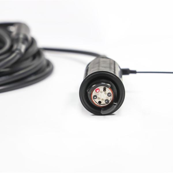 Quality Tactical waterproof fiber cable Hermaphroditic Interconnection Expanded Beam for sale