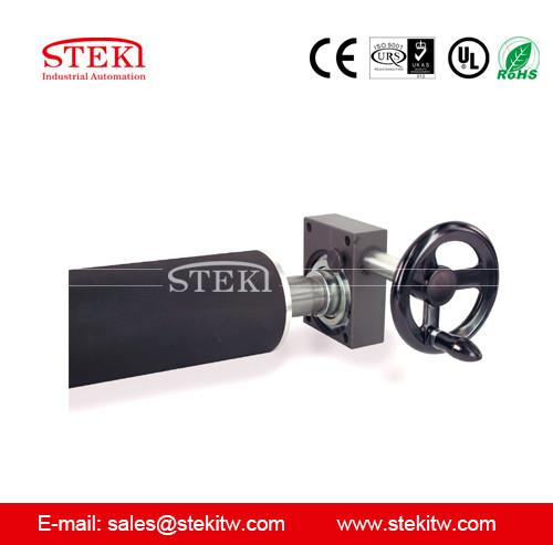 Quality STEKI Black Rubber Conveyor Rollers 100mm Shaft Diameter perfect for Conveyor for sale