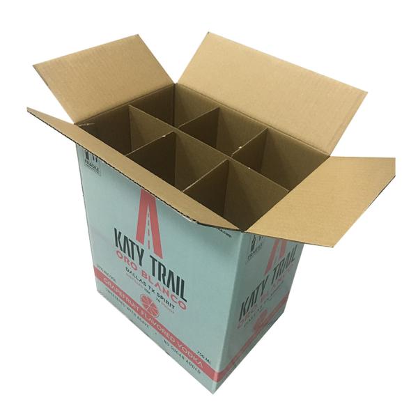 Quality 6 Bottle Wine Shipper Round Box Packaging Made Of Recyclable Paper Material for sale