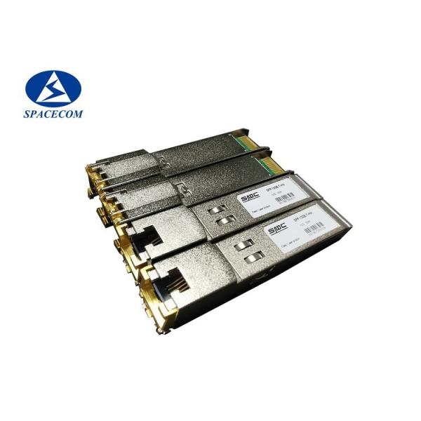 Quality 10G Copper SFP+ Transceiver Module , SFP 10G T RJ45 Connector Huawei Compatible for sale