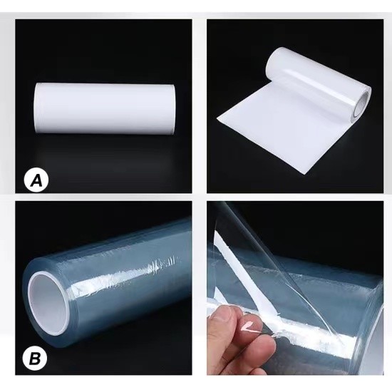 Quality 50/100 Meter Roll UV Dtf A B Film With Adhesive Making UV Transfer Sticker for sale