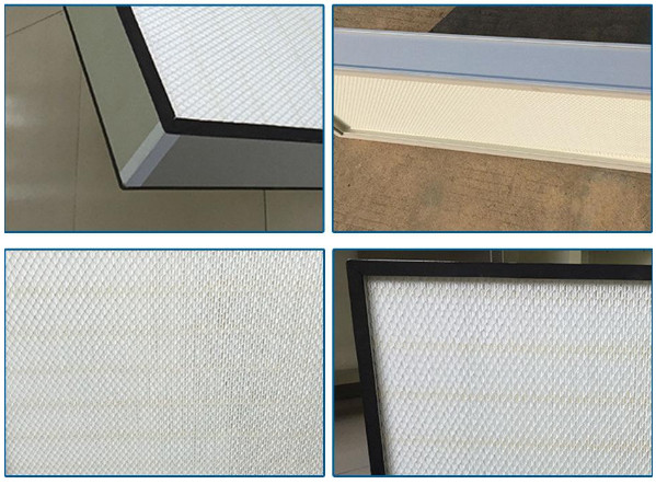 Quality Easy Installation High Capacity Hepa Filter Thin Thickness Minimum 25mm For for sale