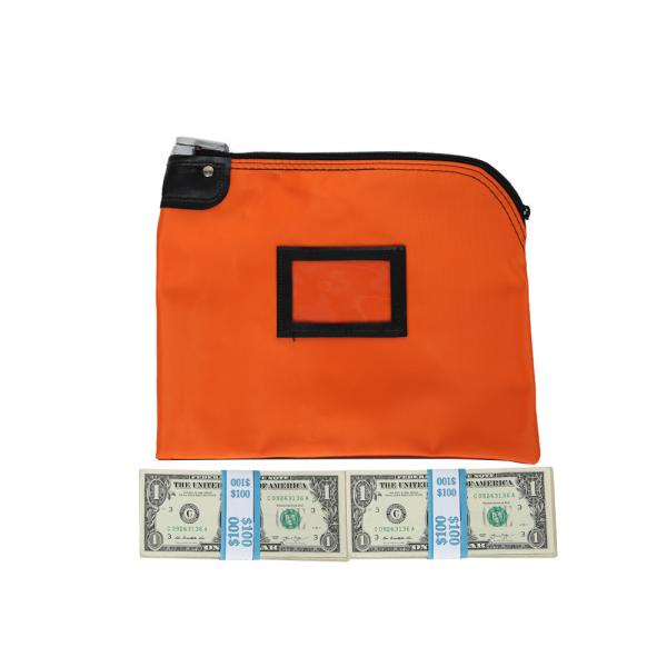 Quality LAMINATED NYLON LOCKING DEPOSIT BAGS - 12W X 9H - READY TO SHIP for sale