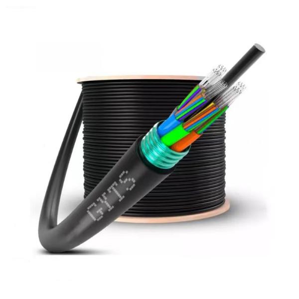 Quality GYTS Armored Underground Fiber Optic Cable 2-288 Core Direct Burial Outdoor Use for sale