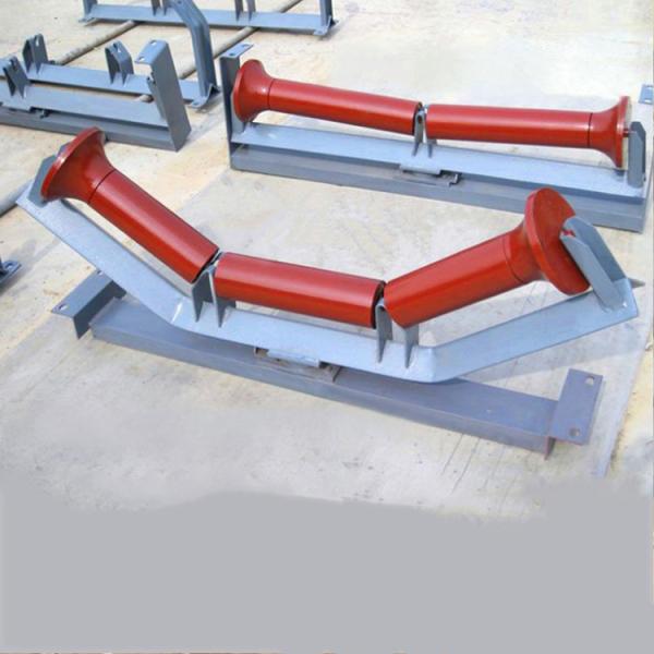 Quality Self-Aligning Conveyor Idler Bracket – Steel Support Frame for Belt Systems for sale