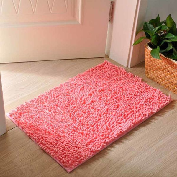 Quality Custom Chenille Bathroom Mat With Any Pattern Rectangular for sale