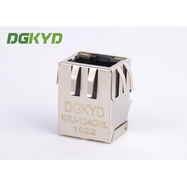 Quality Net Bridge RJ45 Connector With Lan Filter 10 / 100 Base Side Entry Factory for sale