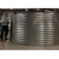 China 2200cbm Corrugated 75cbm Galvanized Steel Water Tanks factory