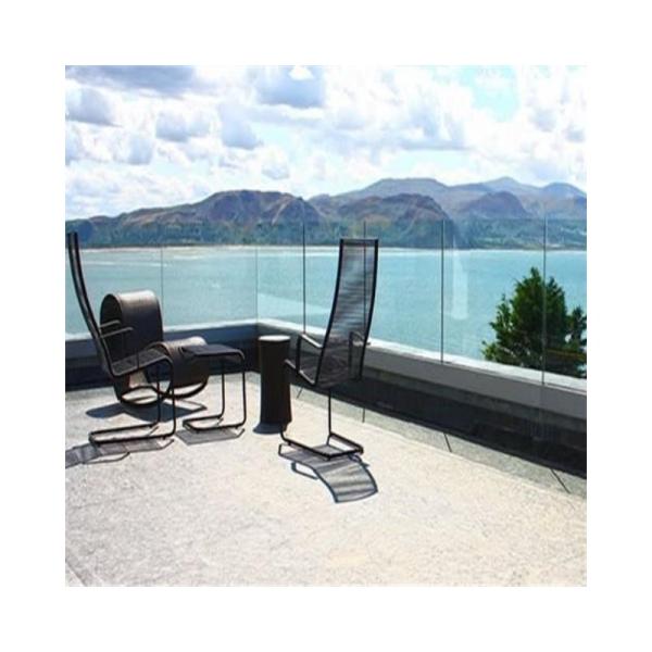 Quality U Channel Glass Balustrade Outdoor Custom Glass Balustrade Handrail for sale