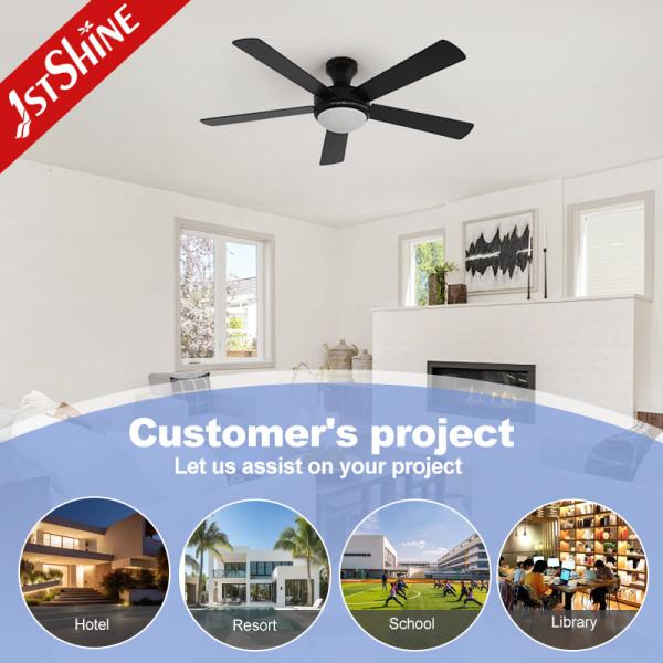 Quality Adjustable 6-Speed Choice LED Ceiling Fan with APP Smart Control and Dimmable for sale