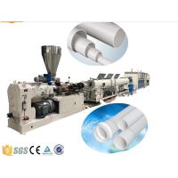 Quality Drainage And Electric Conduit PVC Plastic Pipe Extrusion Machine , PVC Pipe for sale